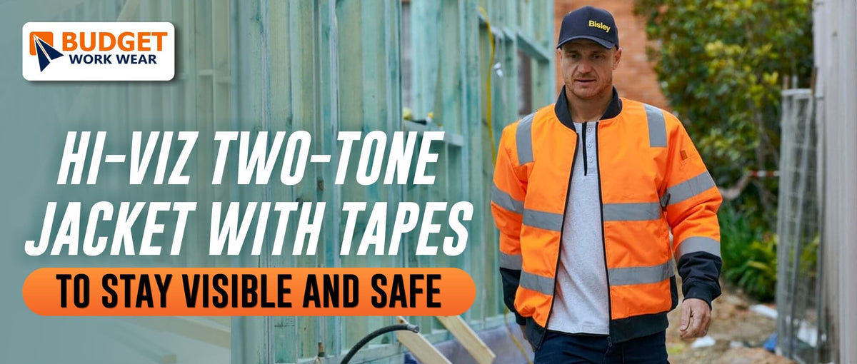 HI-VIZ TWO-TONE JACKET WITH TAPES TO STAY VISIBLE AND SAFE – Budget ...