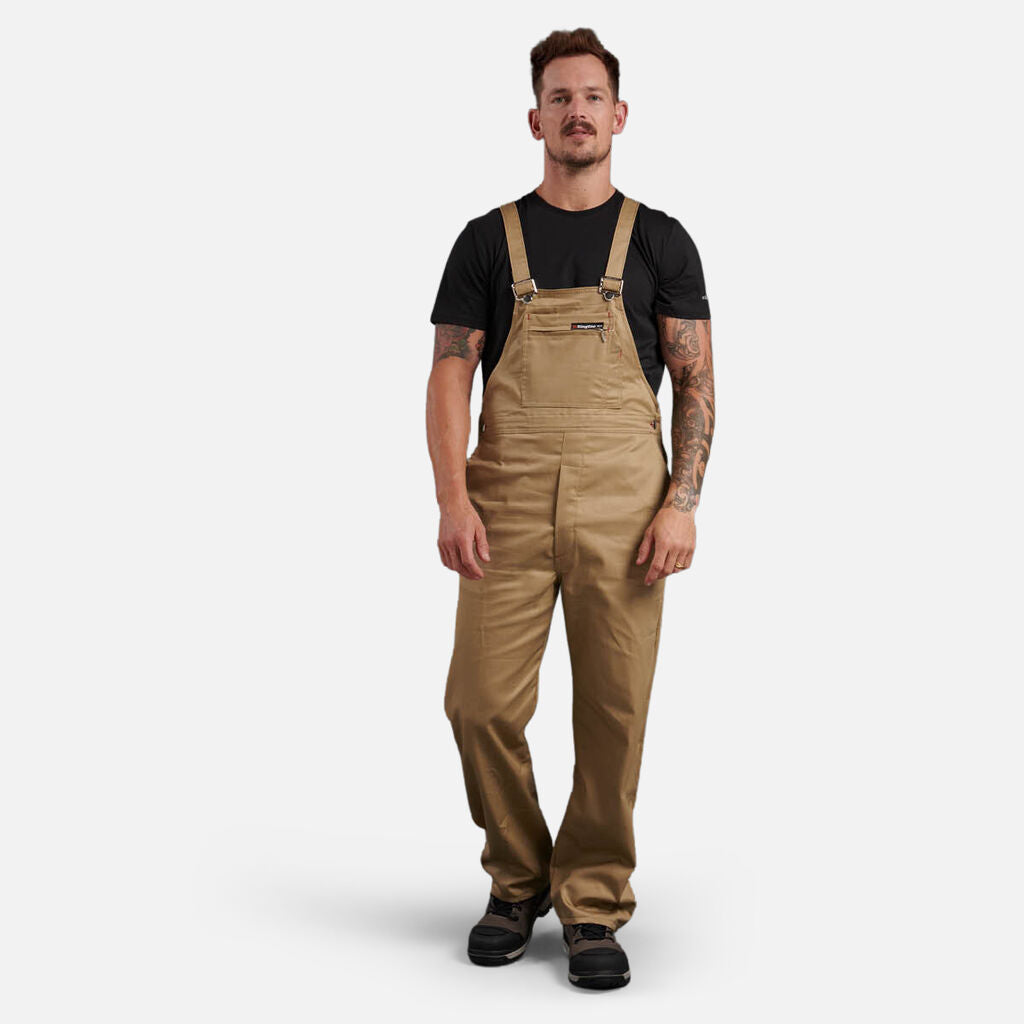 King Gee Originals Bib and Brace Cotton Drill Work Overalls (K02010 ...