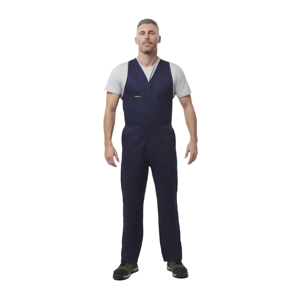 King Gee Originals Sleeveless Cotton Drill Work Overalls (K02060 ...