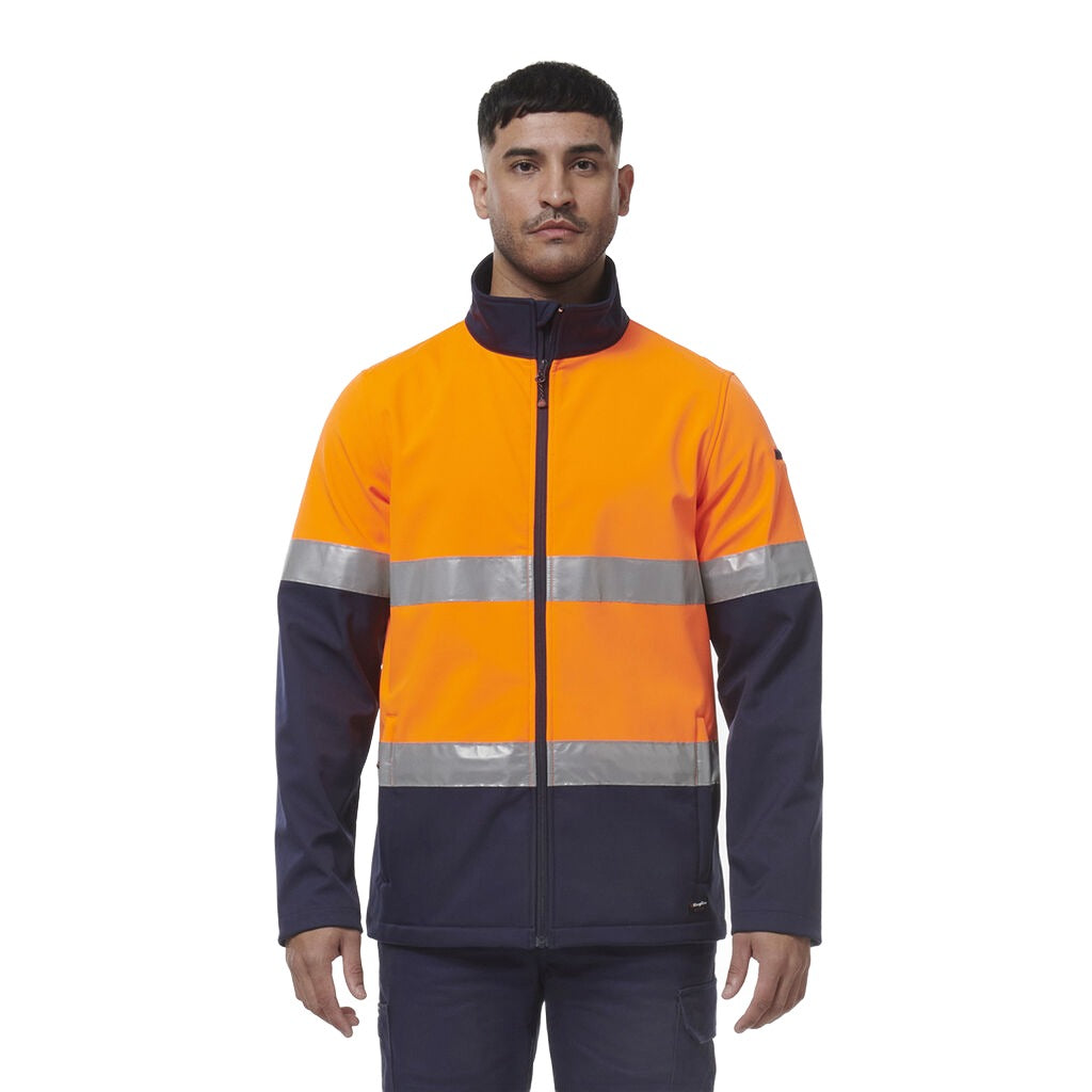 King Gee Reflective Spliced Softshell Jacket (K55034) – Budget Workwear