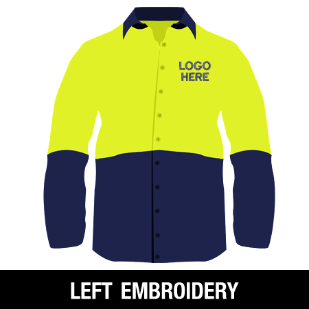 Left Chest Embroidery – Budget Workwear